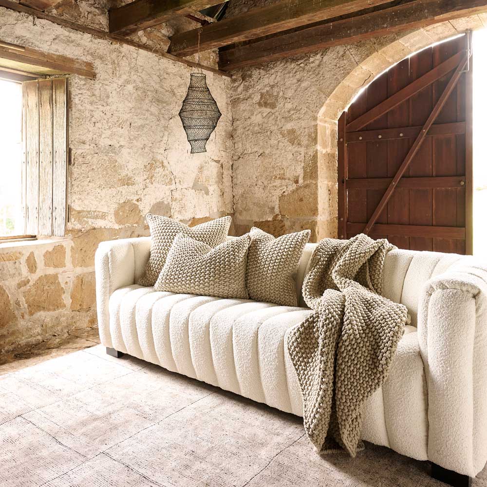 Marco Throw - Natural | Stone Design & Co