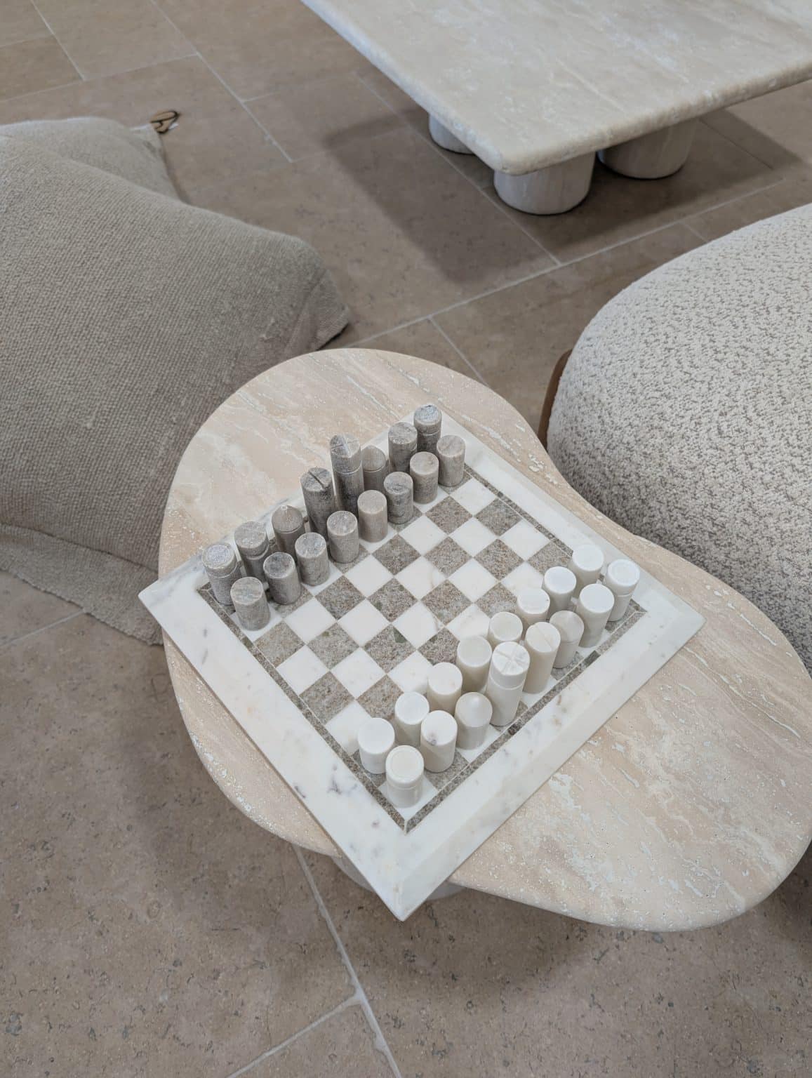 Gambit Marble Chess Set - Stone Design and Co