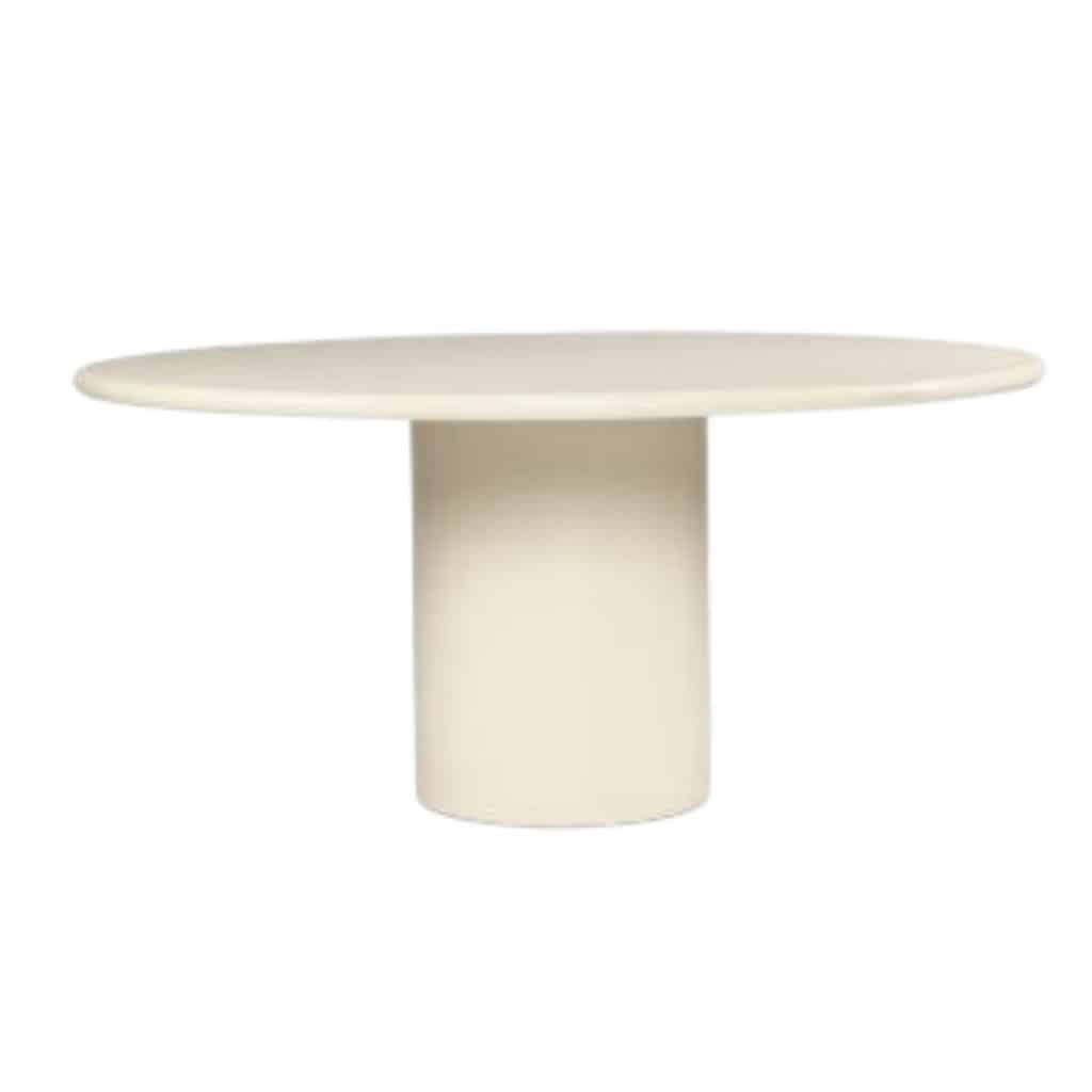 Austin Round Dining Table - Latte - Stone Design and Co